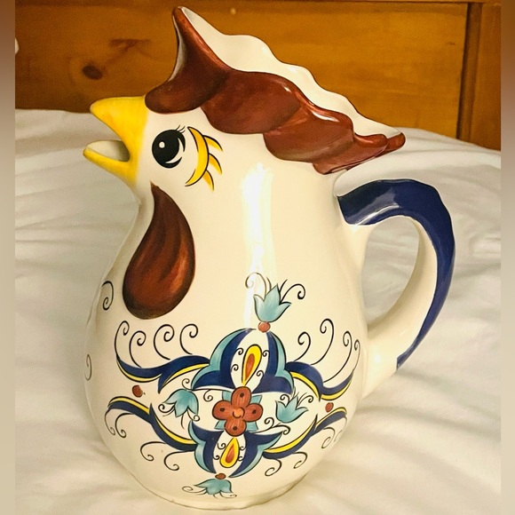Pier 1 | Dining | Pier One Hand Crafted San Marino Rooster Chicken ...